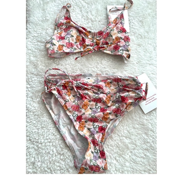 Rouje | Swim | New Rouje Liberty Rose Prints Bikini Set | Poshmark